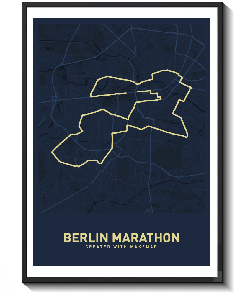 Create Custom Map Posters with Your GPX Data | makemap